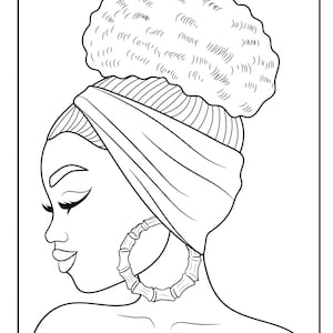 Black Girl Magic Coloring Pages - Etsy