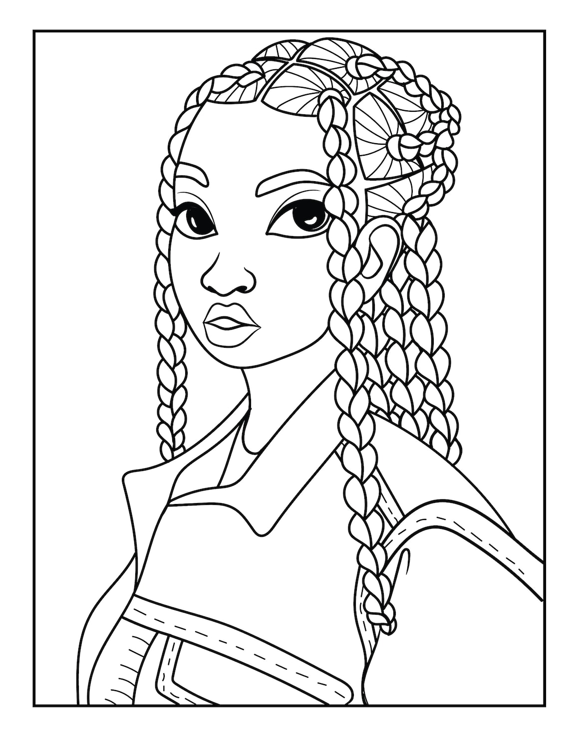 Black Girl Magic Coloring Pages - Etsy