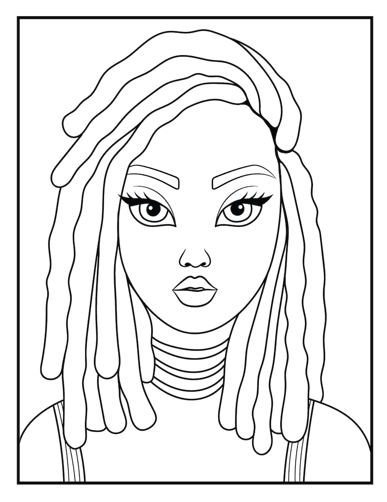 Black Girl Magic Coloring Pages - Etsy