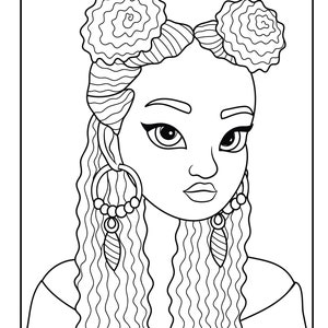 Black Girl Magic Coloring Pages - Etsy