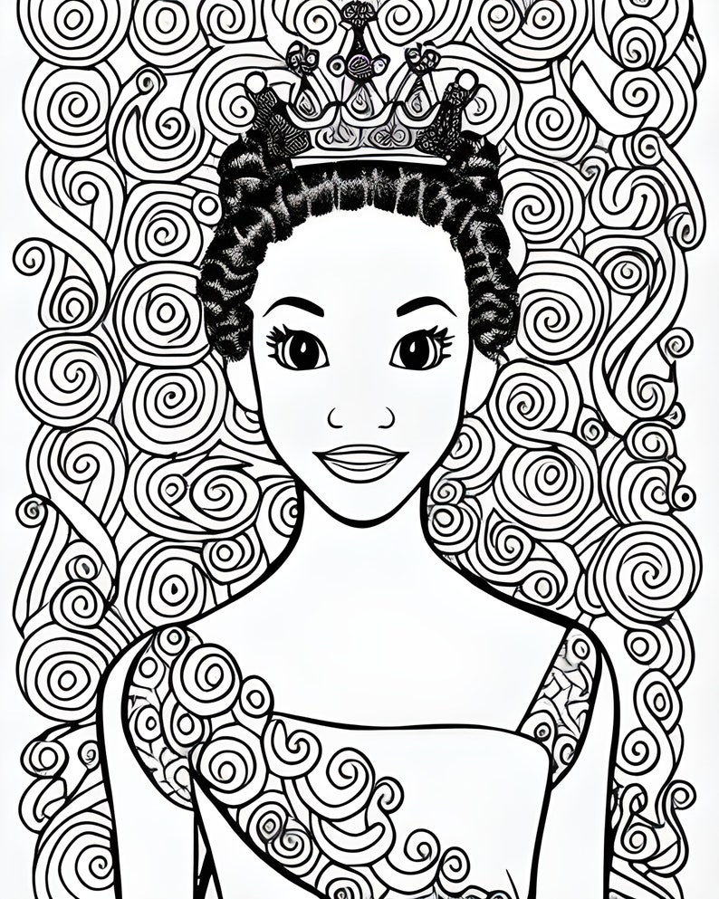 Beautiful Black Princess - Etsy