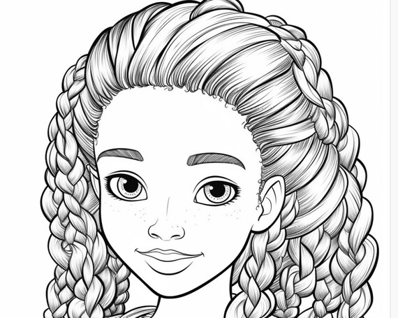 Girl Head Coloring Pages Girl's Head | KS1 Colouring Sheets | Twinkl