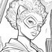 Black Super Power Coloring Pages (15 Pages) - Etsy