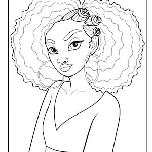 Black Girl Magic Coloring Pages - Etsy