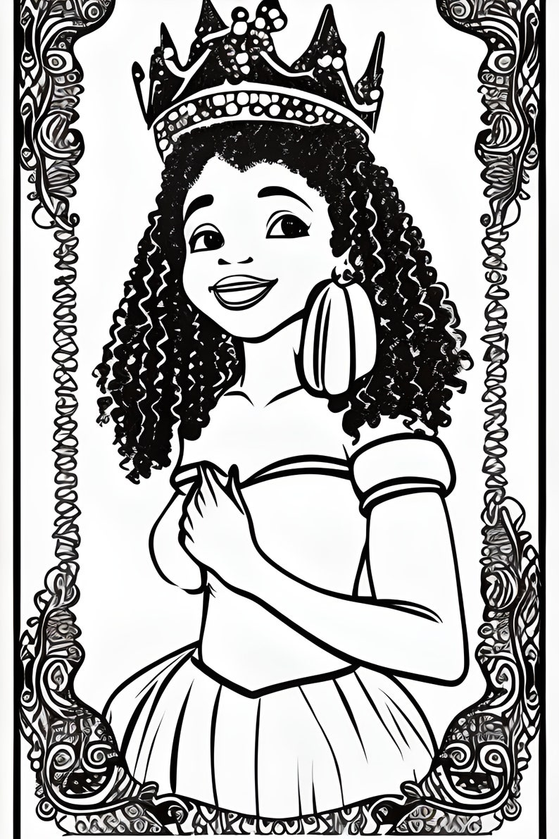 Beautiful Black Princess - Etsy