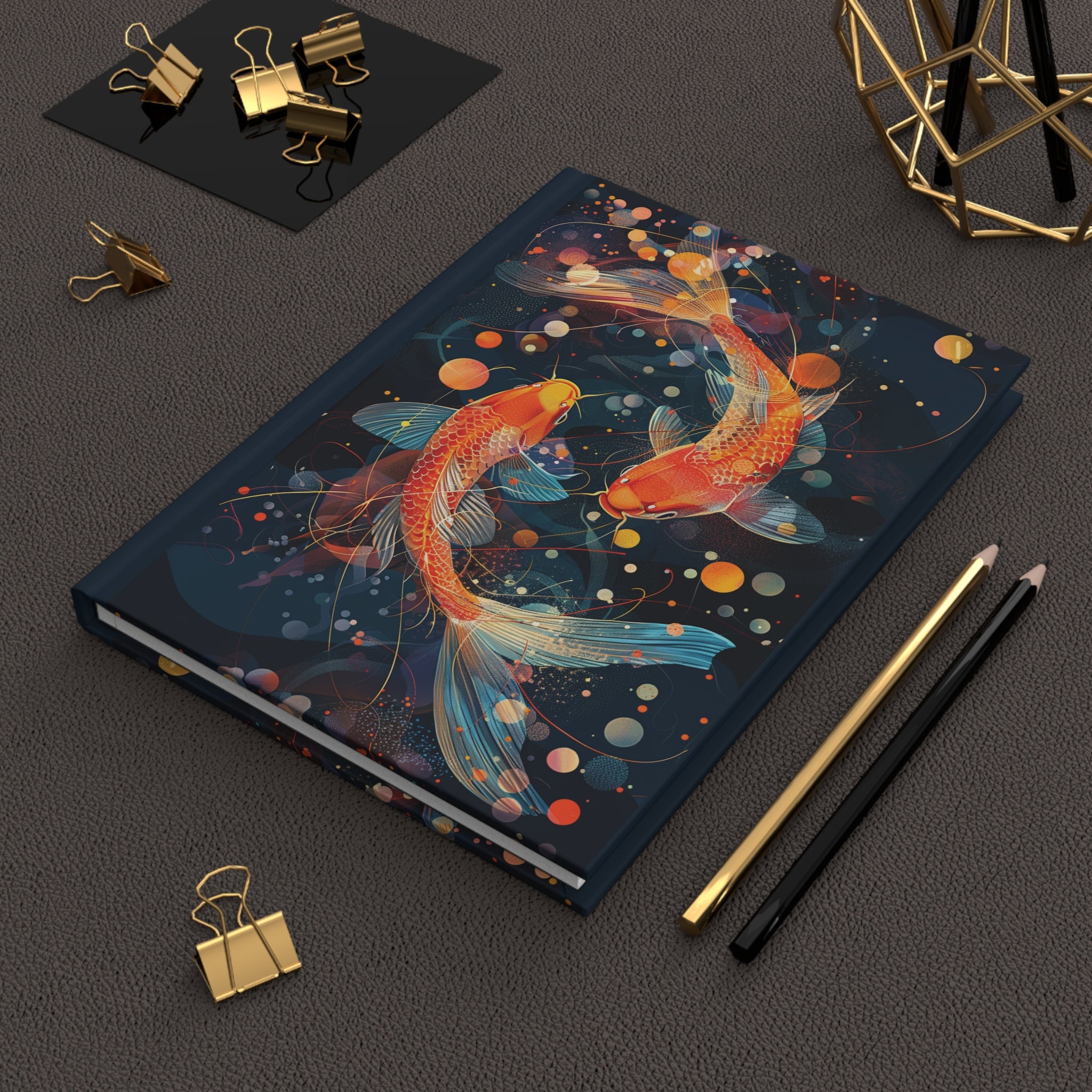 Creativity of the Pisces Hardcover Journal, College Notebook for Her ...