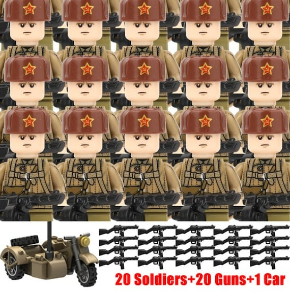 LEGO Soviet Russian Military Army Soldiers WW2 - Etsy