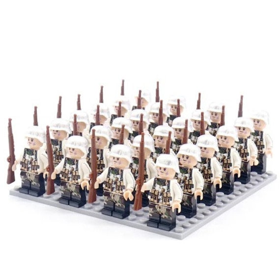 LEGO German Snow Army Soldiers WW2 - Etsy