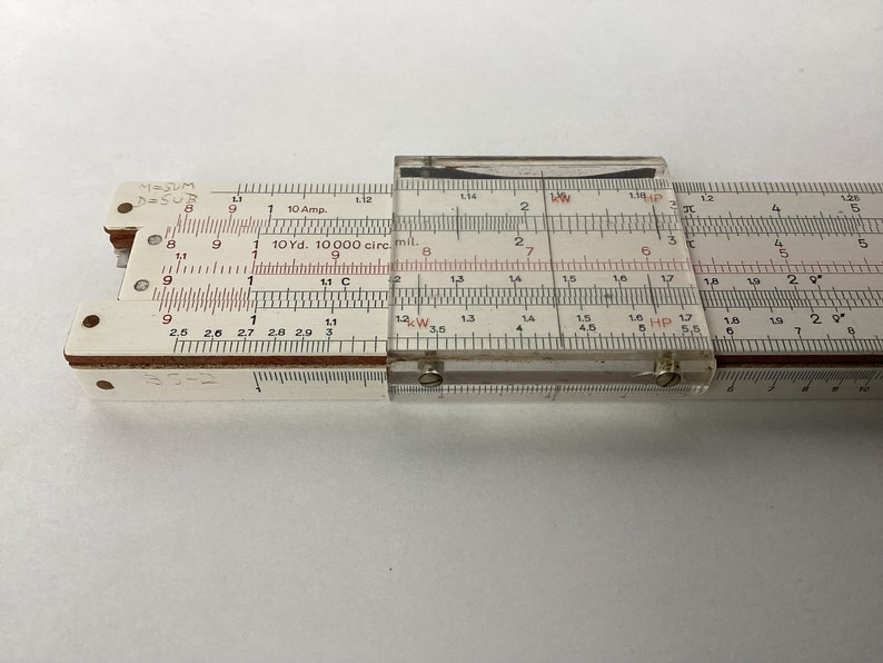 Faber Castell 1/98 Elektro Slide Rule Vintage 1950s Made in Germany - Etsy