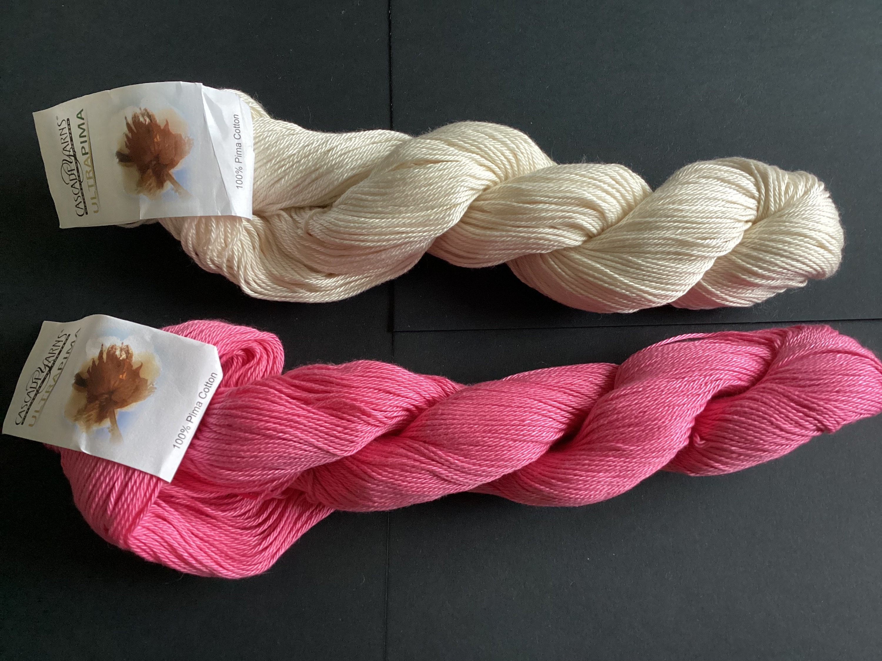 Ultra Pima Cascade Yarns 100% Pima Cotton Twisted Hank Natural or Primrose - Etsy