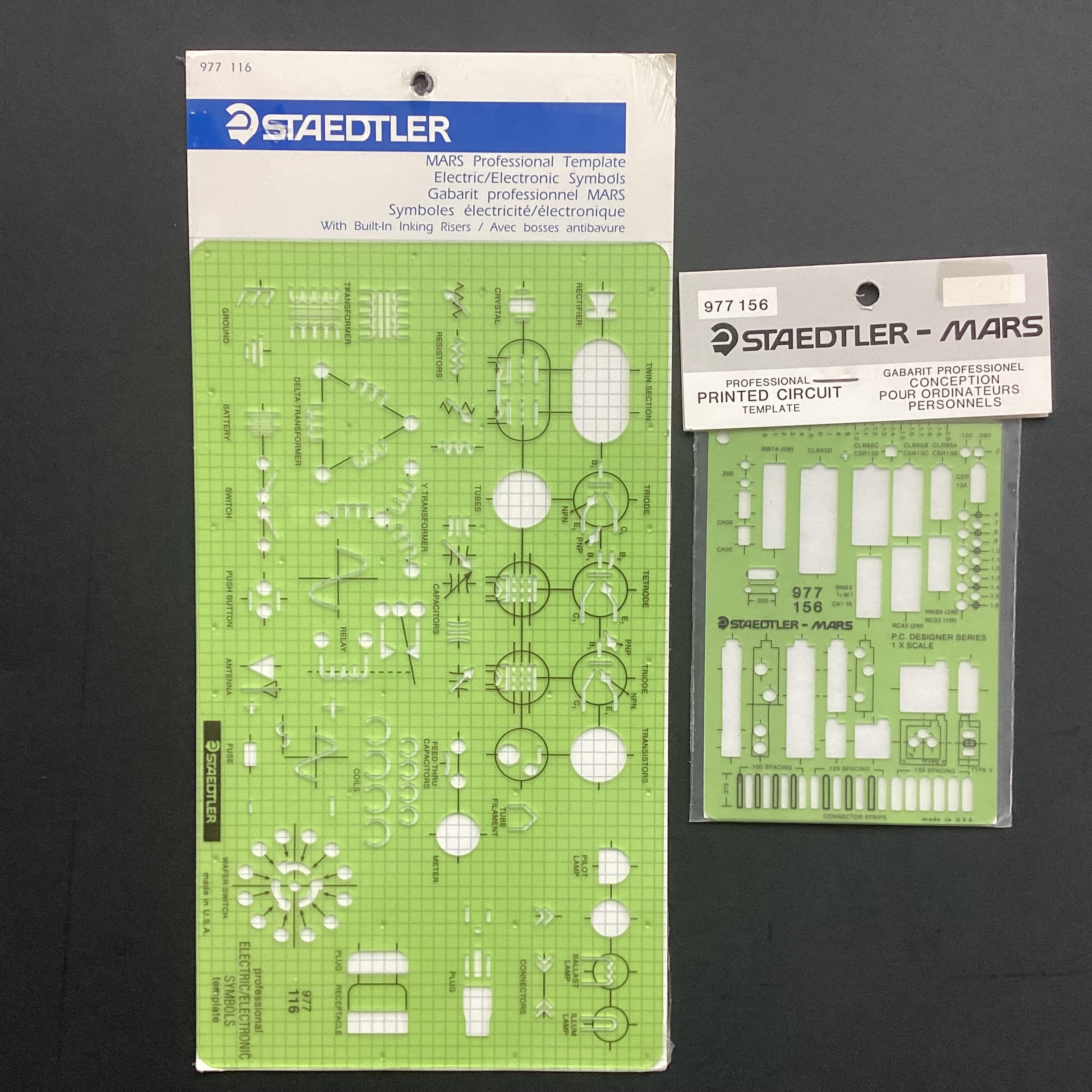 Staedtler Printed Circuit or Electronic Symbols 977 156 or 977 116 ...