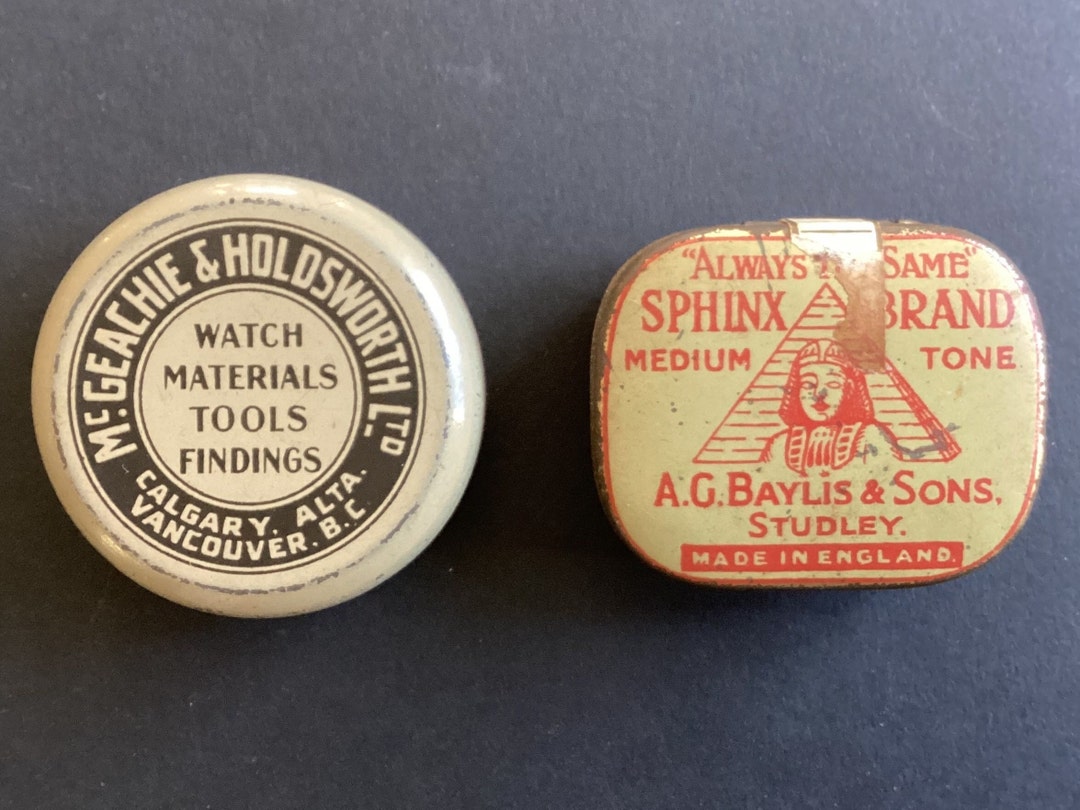 Sphinx Gramophone Needle Tin England 1930s & Mcgeachie Watch - Etsy