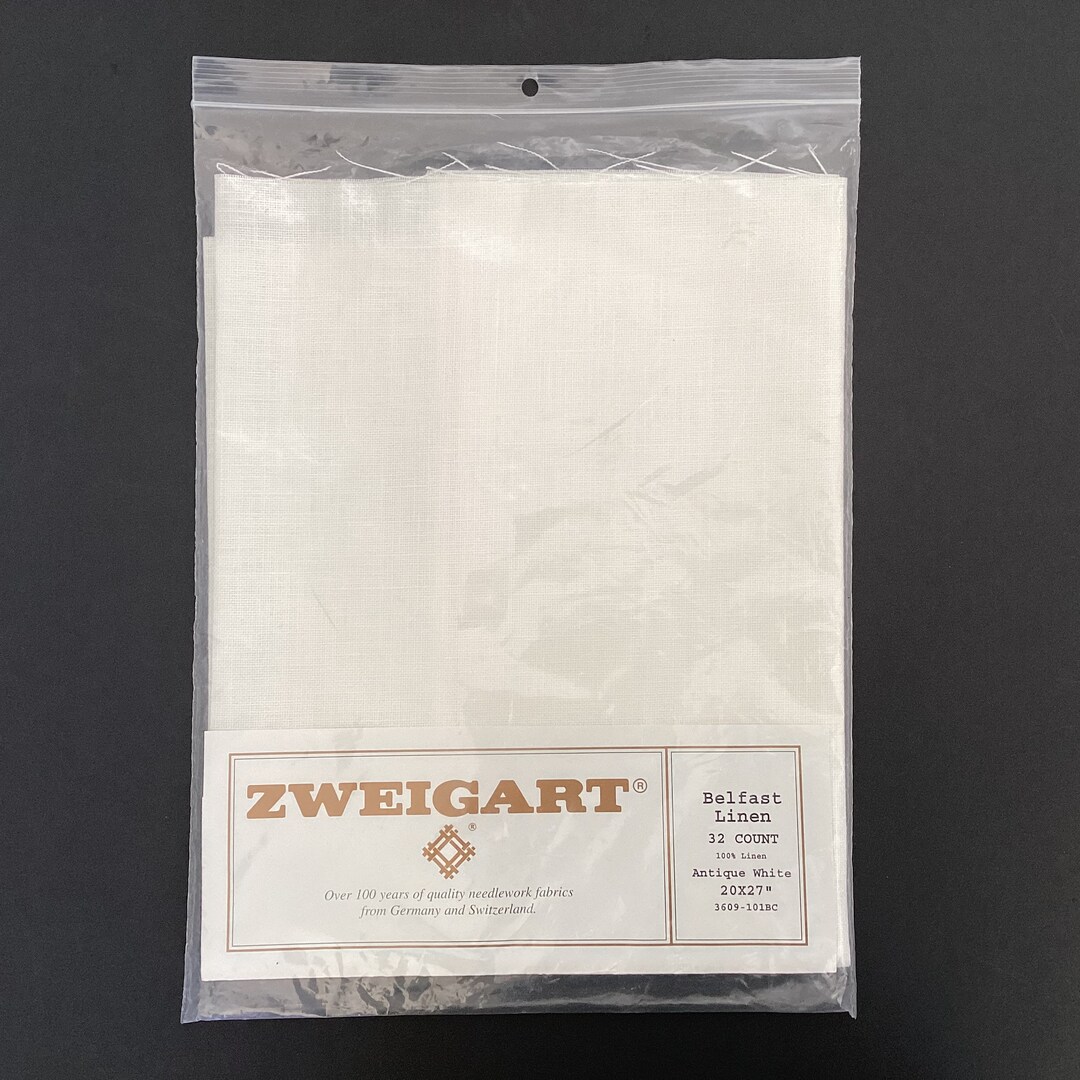 Zweigart Belfast Linen 32 Count Antique White - Etsy