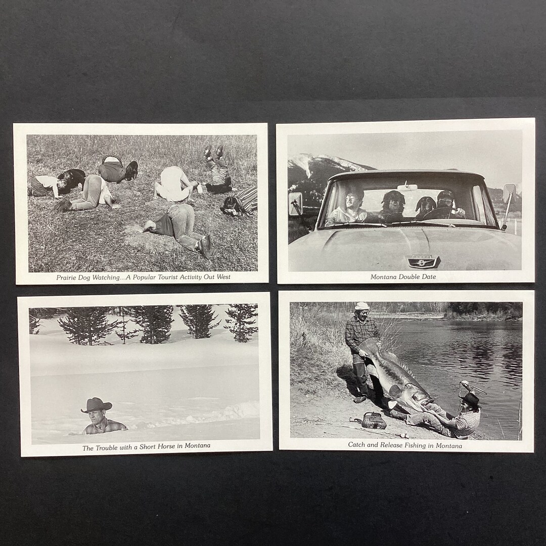 Paul Stanton Vintage Duckboy Unposted Funny Montana Postcards Souvenir ...