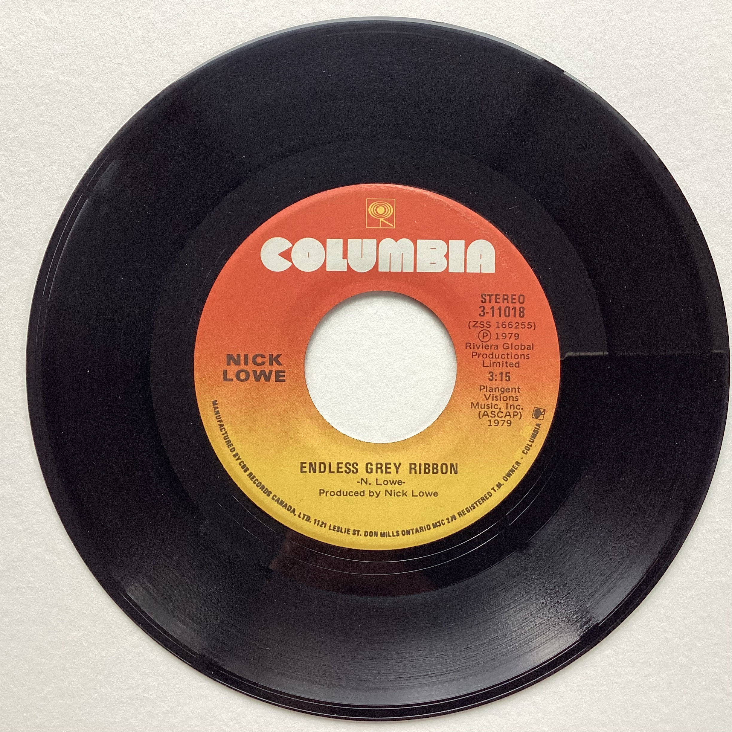 Nick Lowe / Cruel to Be Kind 45 RPM 1979 Columbia CBS Records Canada 3 ...