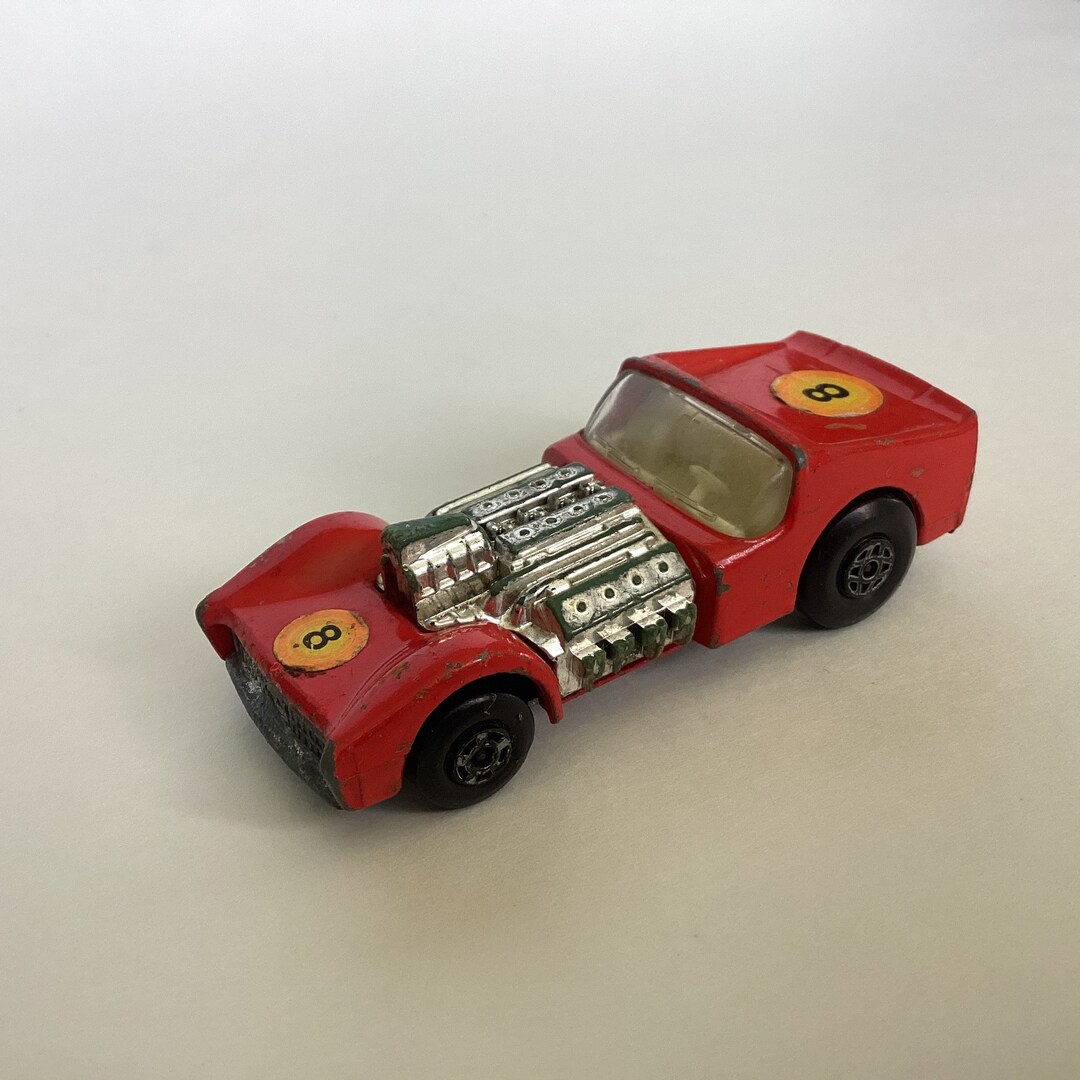 1970 Matchbox #19 Road Dragster Red Superfast Lesney Made in England ...