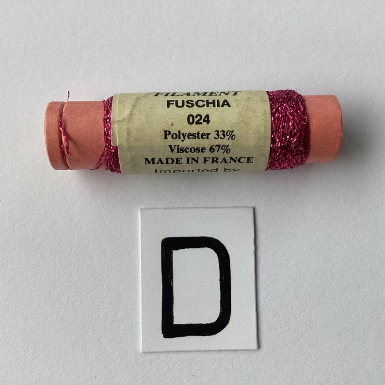 Kreinik Balger Blending Filament Made in France 1980s Full Spools 50m ...