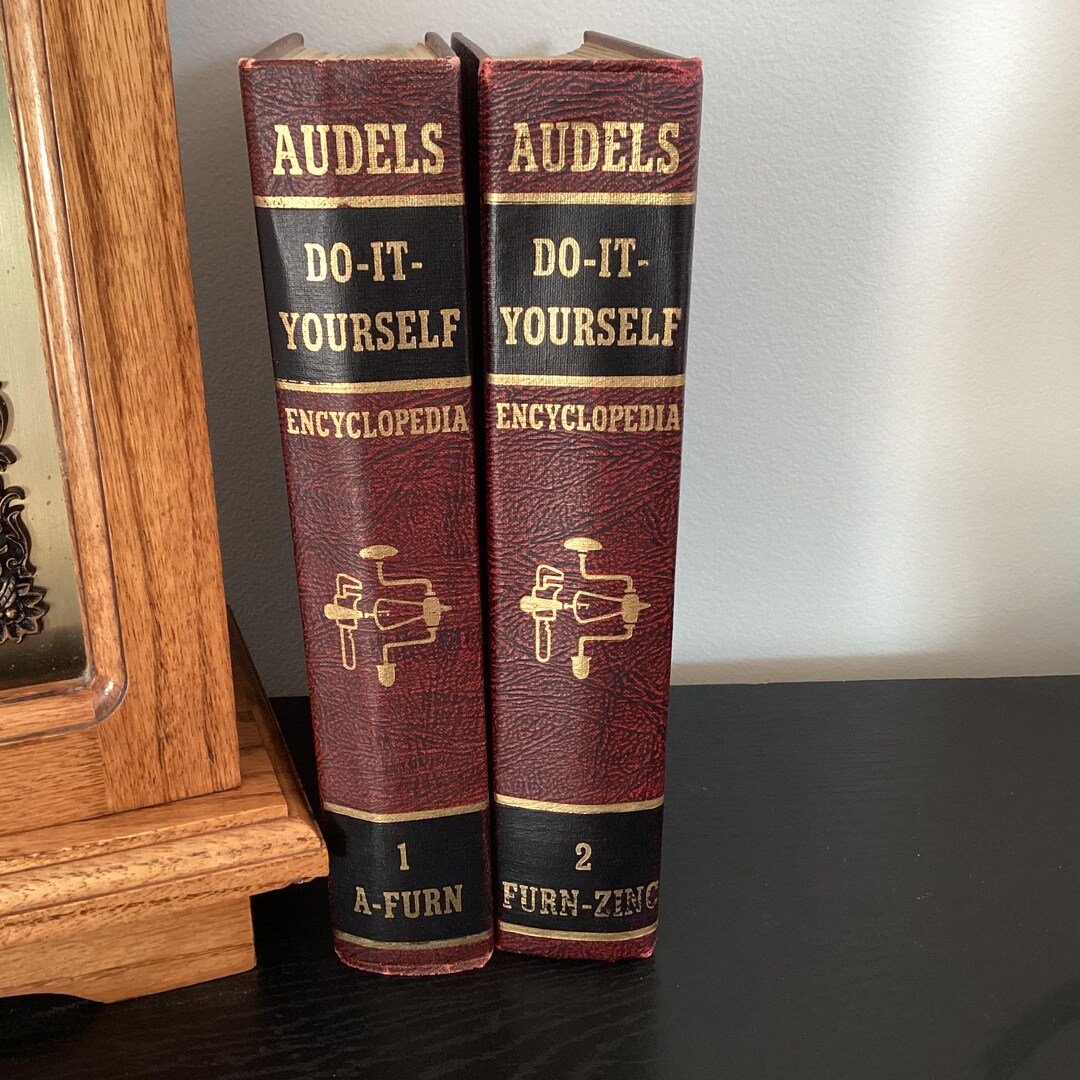 Audels Do-it-yourself 2 Volume Set Encyclopedias, Hardcover Vintage ...