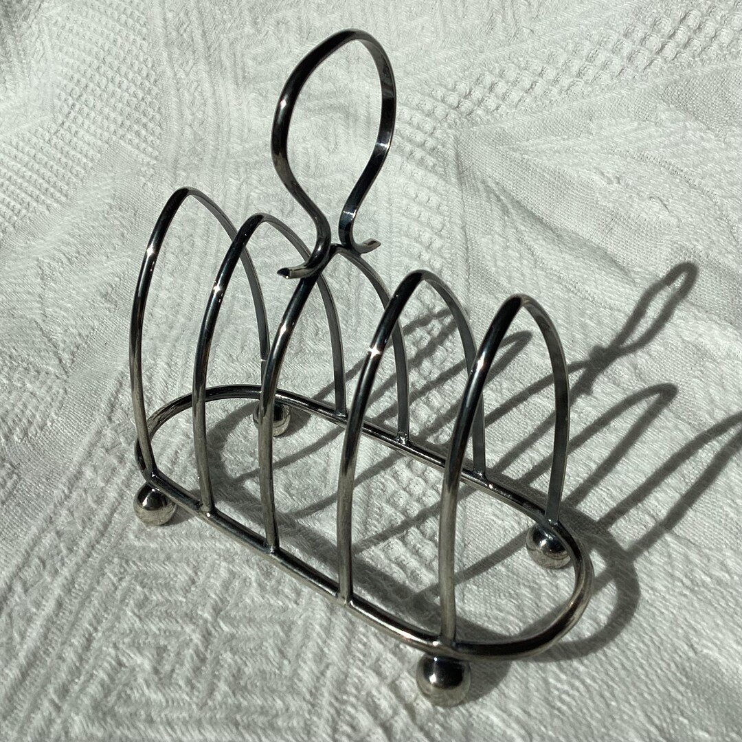 Vintage Mappin & Webb Silver Plated Toast Rack, English Made, 4 Slices ...