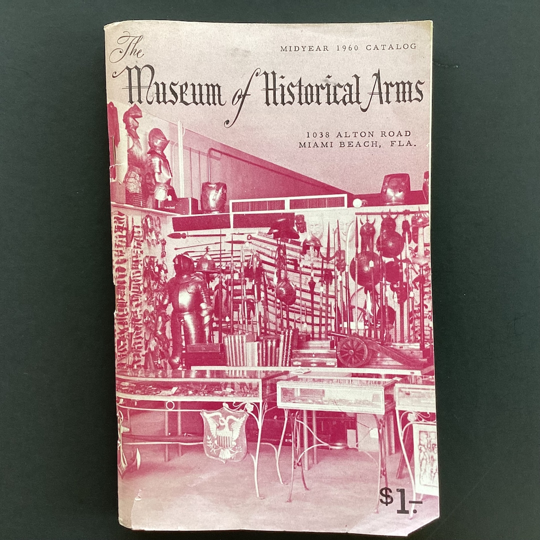 Museum of Historical Arms 1960 Catalog #11 Vintage Book, Illustrated ...