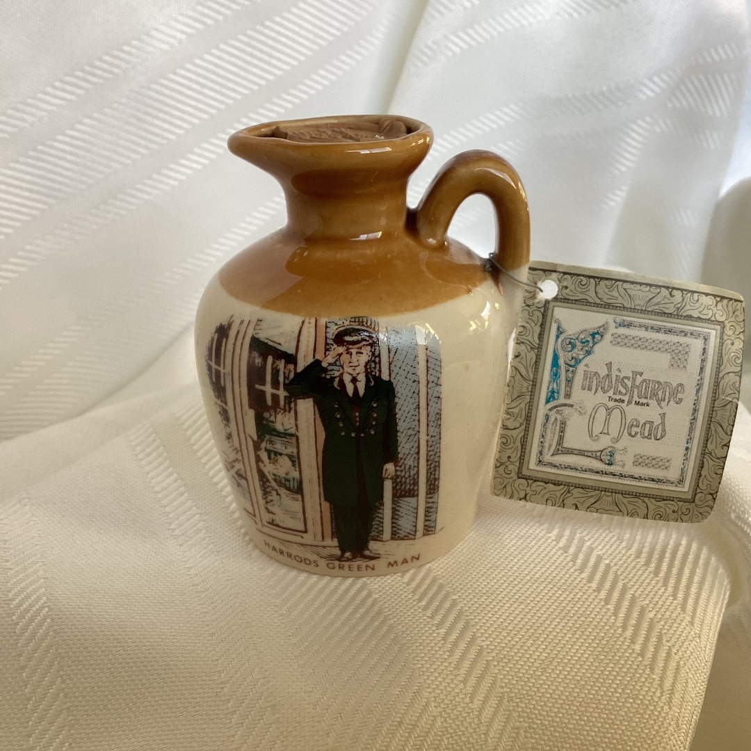 Harrods Little Green Man Lindisfarne Mini Jug Vintage Mead 1940s ...