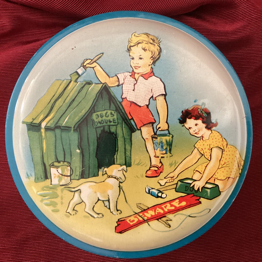 Daintee Candy Tin 1950s Blackpool England Chocolate Confectionery Empty ...