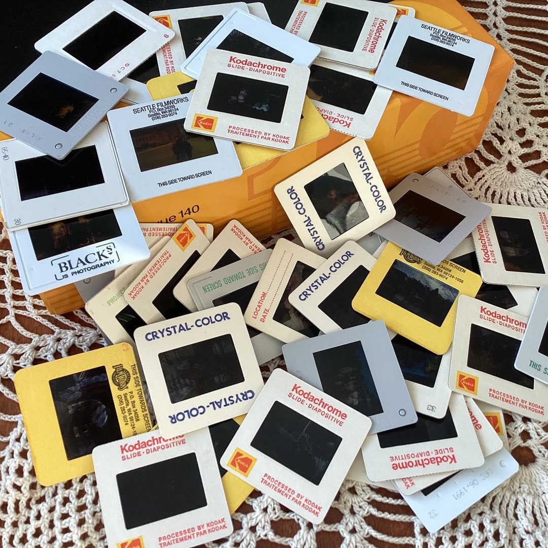 80 Vintage 35mm Slides, Curated Mix of Travel, Buildings, Landscapes ...
