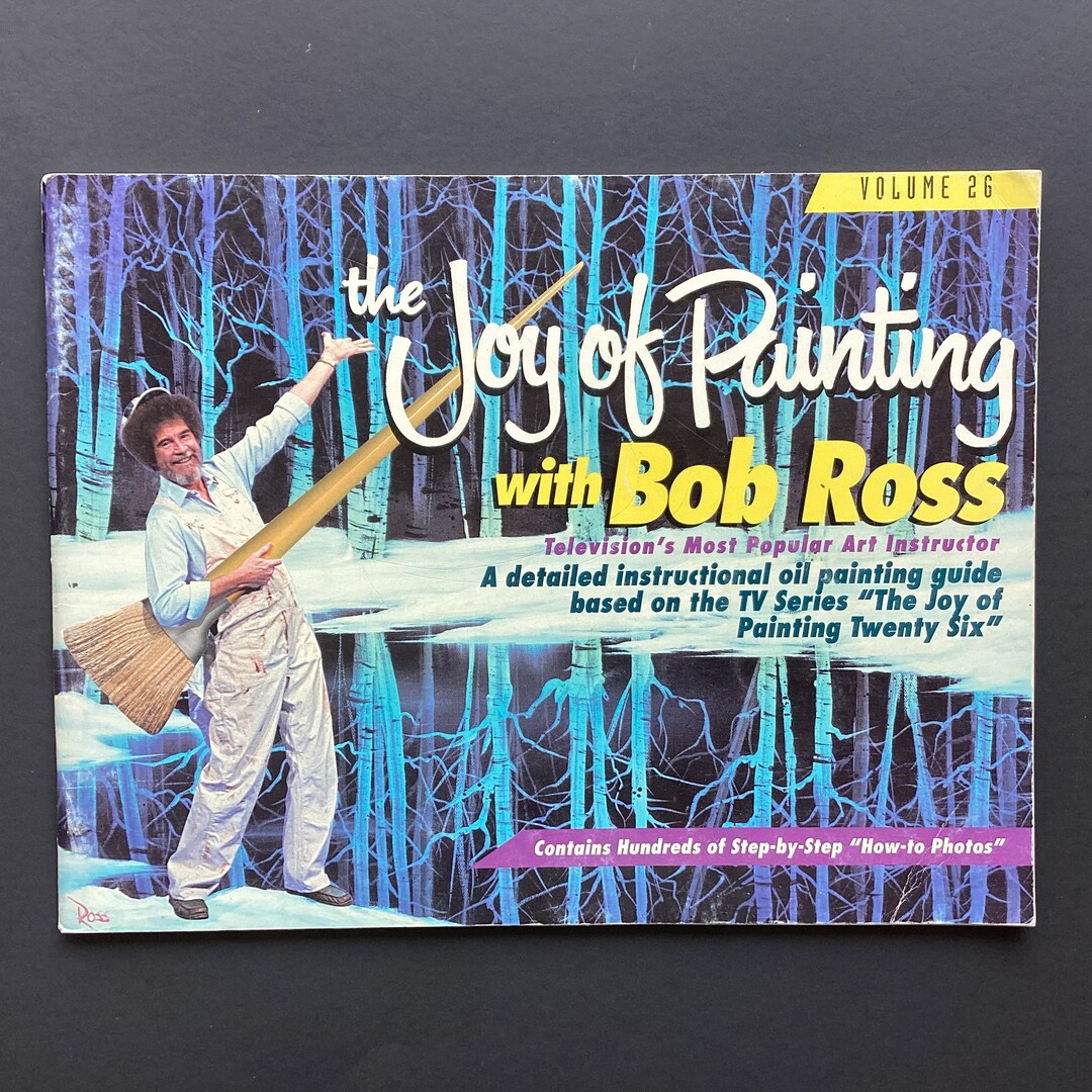 Joy of Painting Vol 26 Bob Ross Book 1993 Art Instruction Guide TV ...