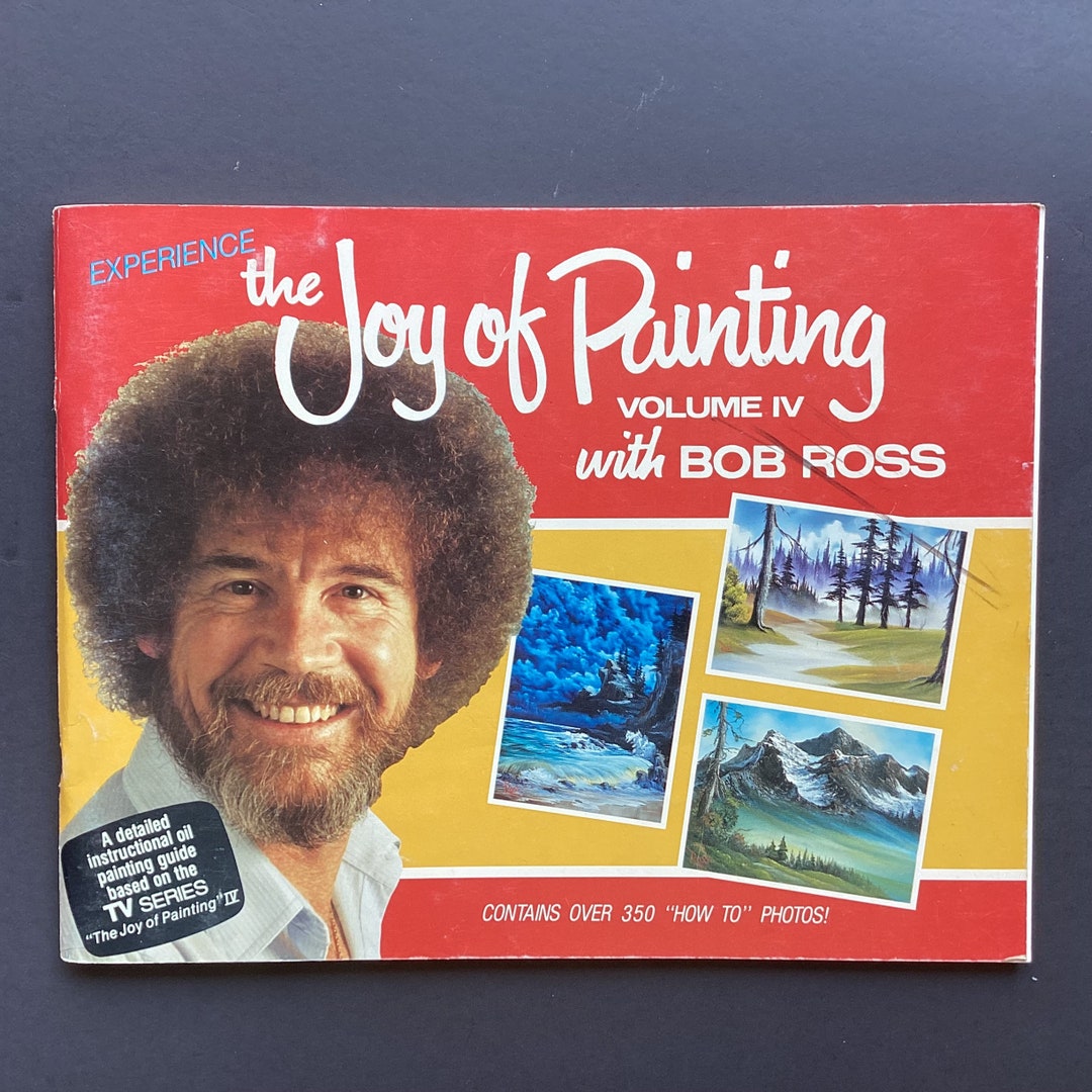 Joy of Painting Vol IV Bob Ross Book 1985 Art Instruction Guide TV ...