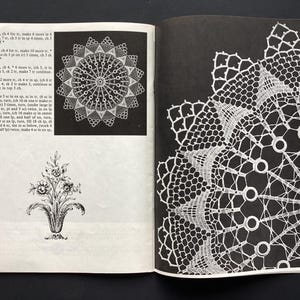 Crochet Doilies Pattern Book Vol 45 Hiddleson 1970s Vintage Designs - Etsy