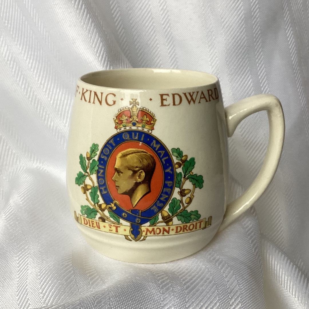 1937 King Edward Coronation Mug, J&G Meakin England Vintage ...