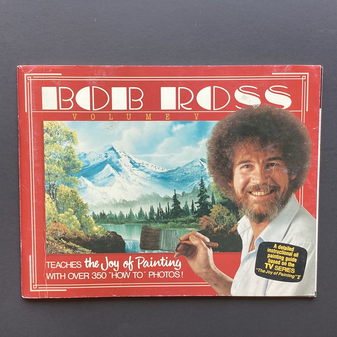 Joy of Painting Vol V Bob Ross Book 1986 Art Instruction Guide TV ...