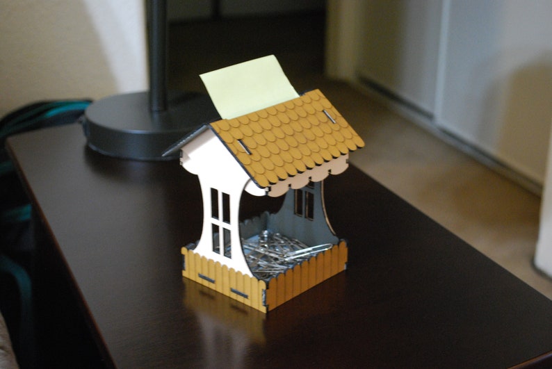 Desk Top Paperclip/popup Post-it Note Dispenser - Etsy