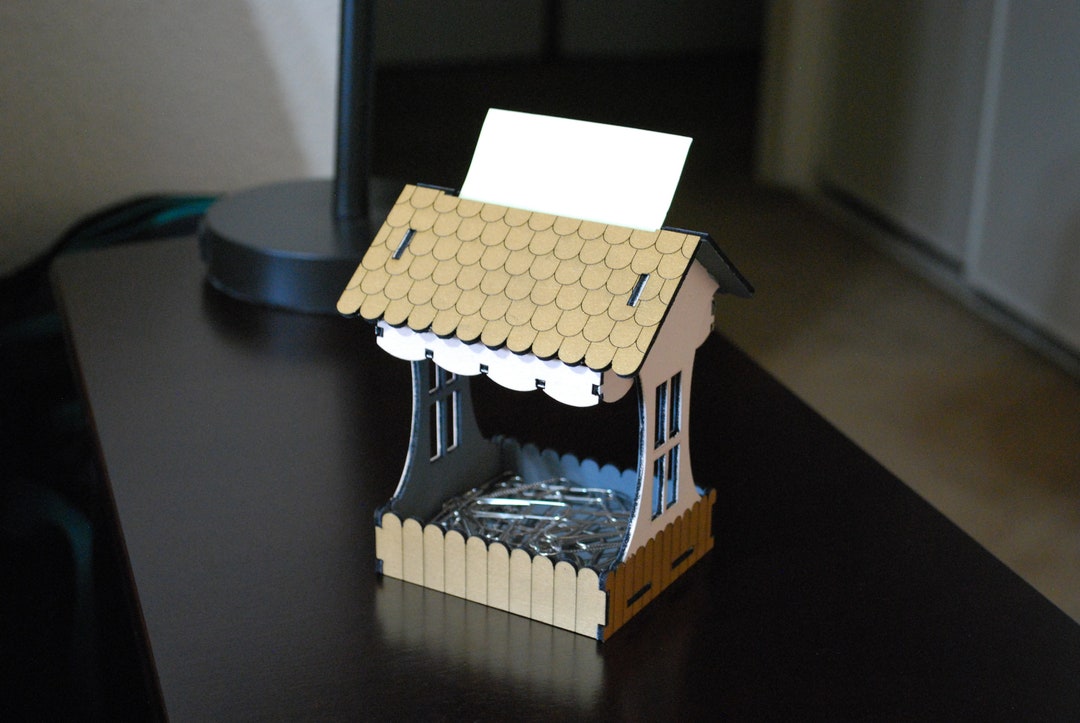 Desk Top Paperclip/popup Post-it Note Dispenser - Etsy