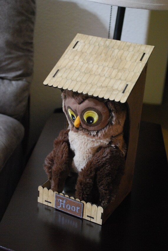 Hoot the Hand Puppet's House - Etsy