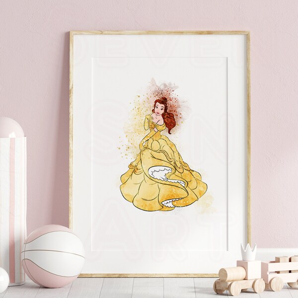 Belle Poster - Etsy