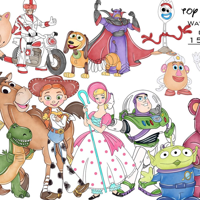 Toystory Character Cutout - Etsy