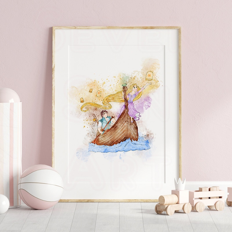 Rapunzel Art Print - Etsy