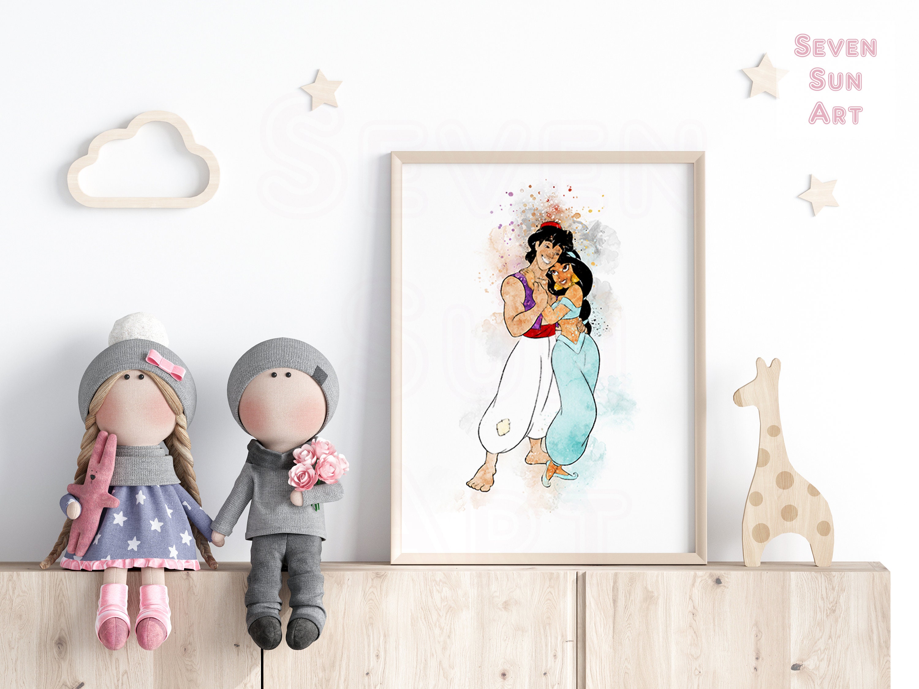 Aladdin Nursery, Aladdin, Aladdin Poster, Aladdin Printable Wall Art ...