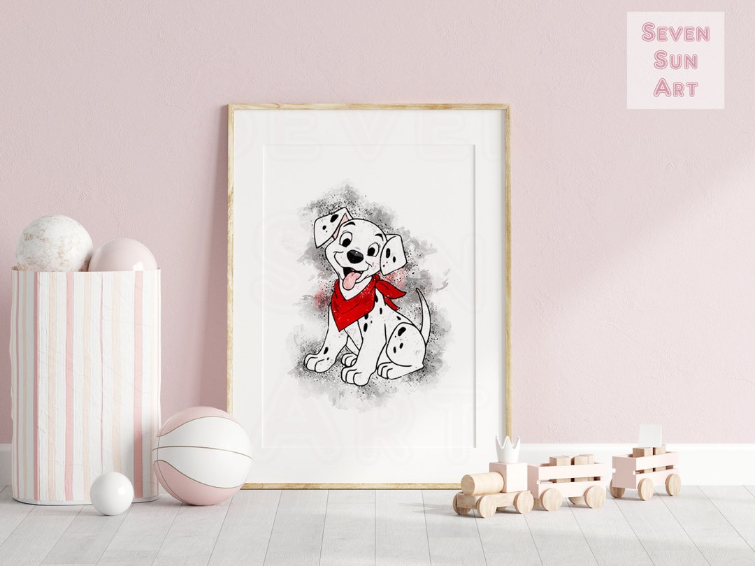 101 Dalmatians Printable Wall Art Work 101 Dalmatians Nursery Prints ...
