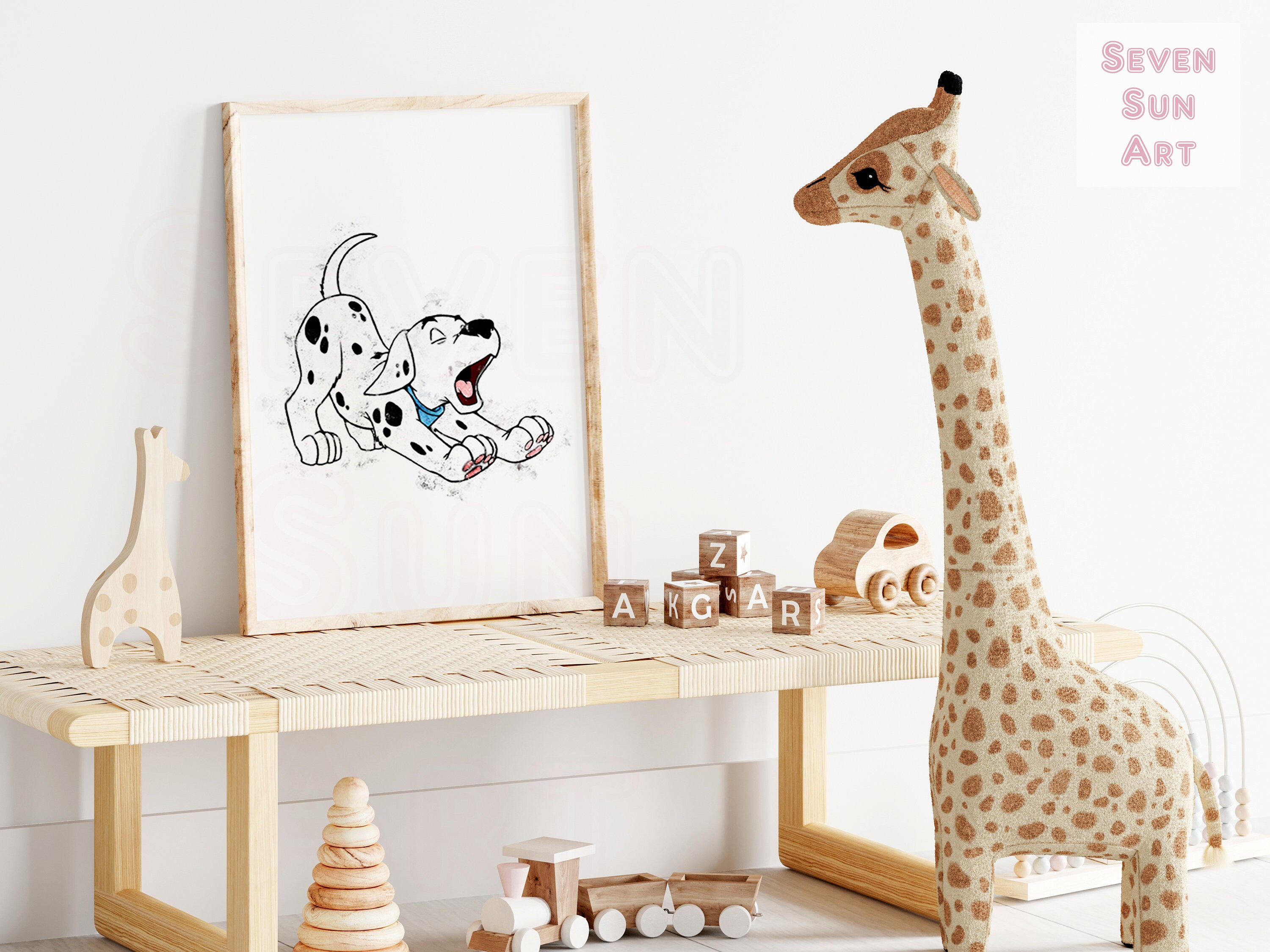 101 Dalmatians Printable Wall Art Work 101 Dalmatians Nursery Prints ...