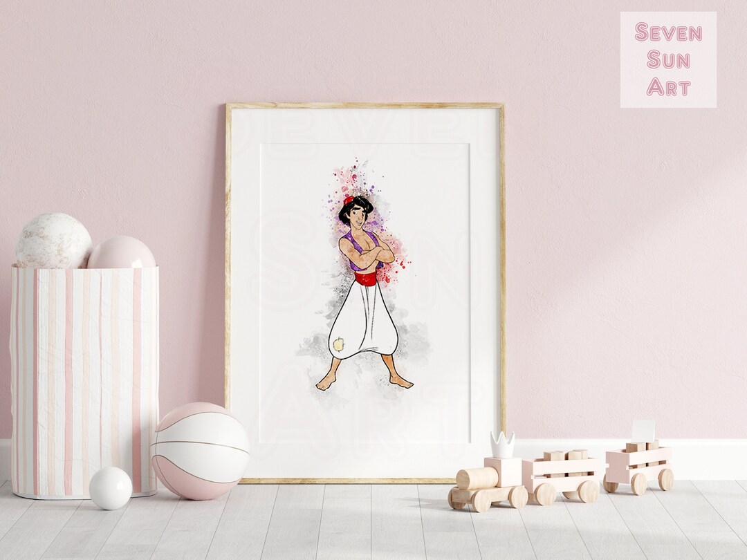 Aladdin Nursery, Aladdin, Aladdin Poster, Aladdin Printable Wall Art ...