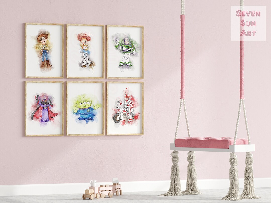 Toy Story Prints, Toy Story Wall Decor ,toy Story Art, Toy Story Poster ...