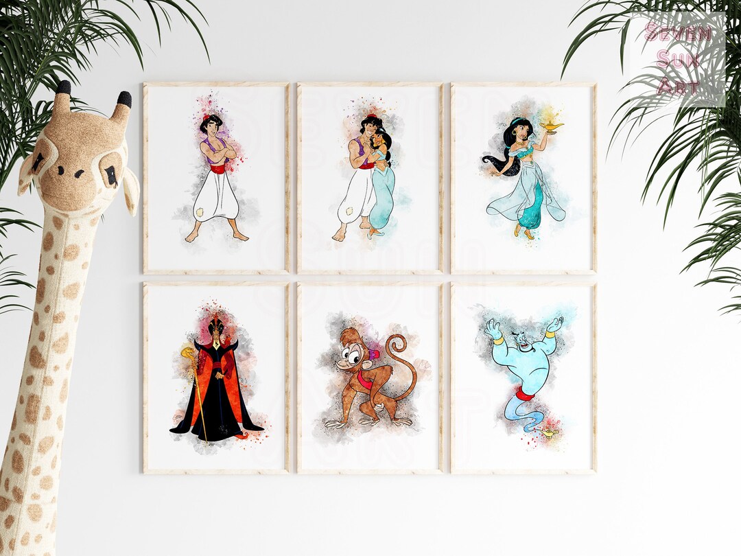 Aladdin Nursery, Aladdin, Aladdin Poster, Aladdin Printable Wall Art ...