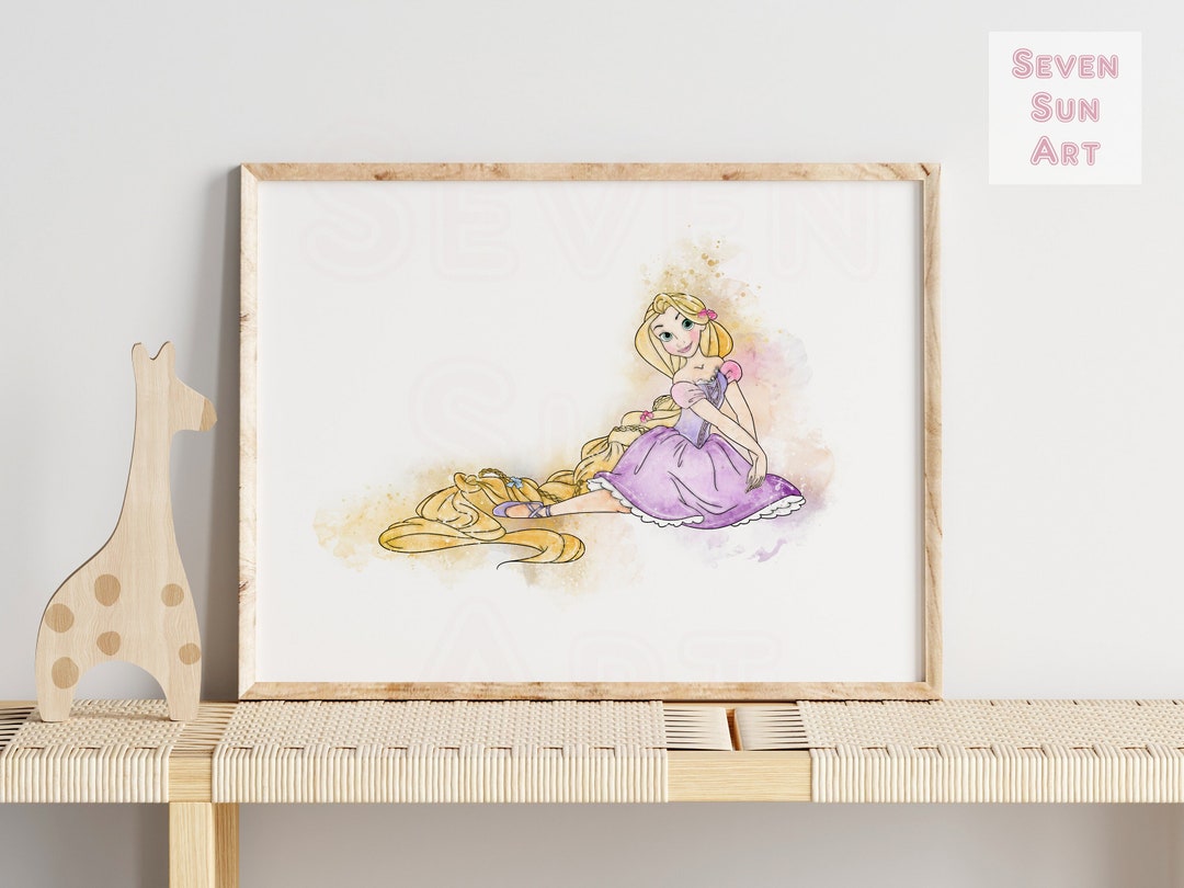 Rapunzel Poster Tangled Poster Rapunzel Nursery Prints - Etsy