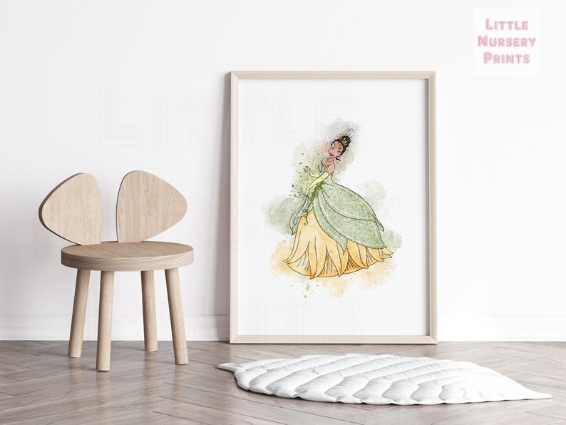 Princess Wall Art Princess Nursery Princess Room Decor - Etsy