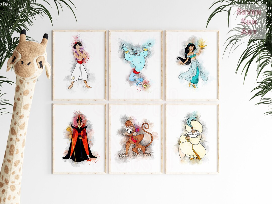 Aladdin Nursery, Aladdin, Aladdin Poster, Aladdin Printable Wall Art ...
