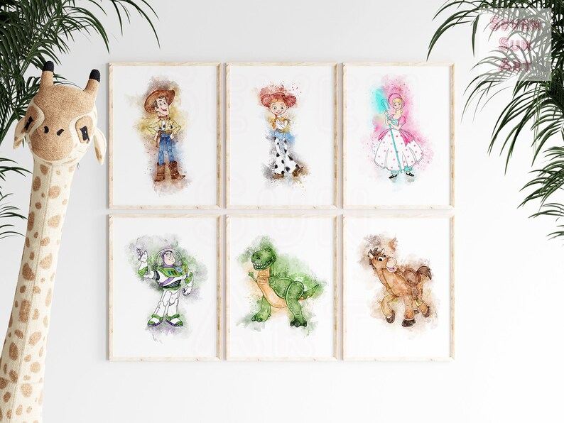 Toy Story Poster, Toy Story Nursery, Toy Story Printable Wall Art, Toy ...