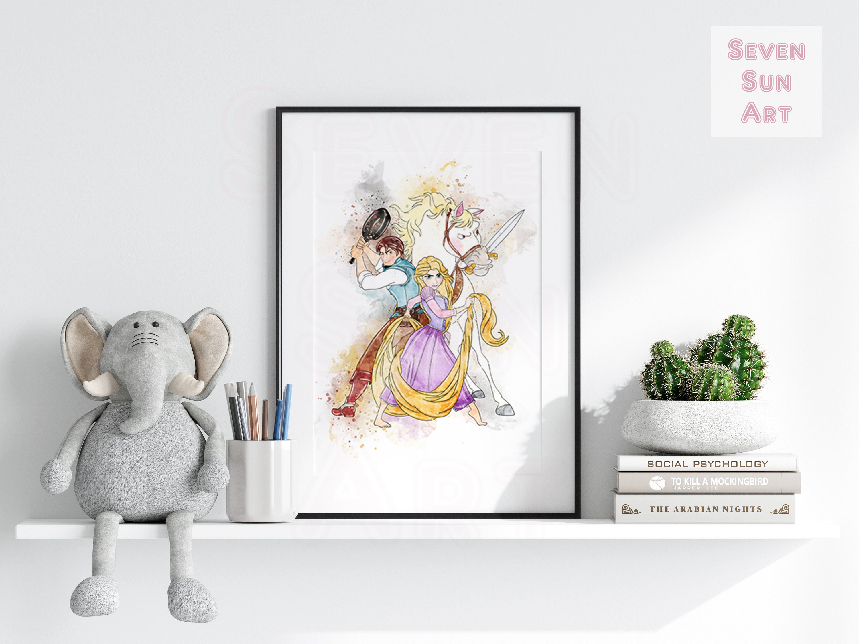 Rapunzel Poster, Tangled Poster, Rapunzel Nursery Prints, Rapunzel ...