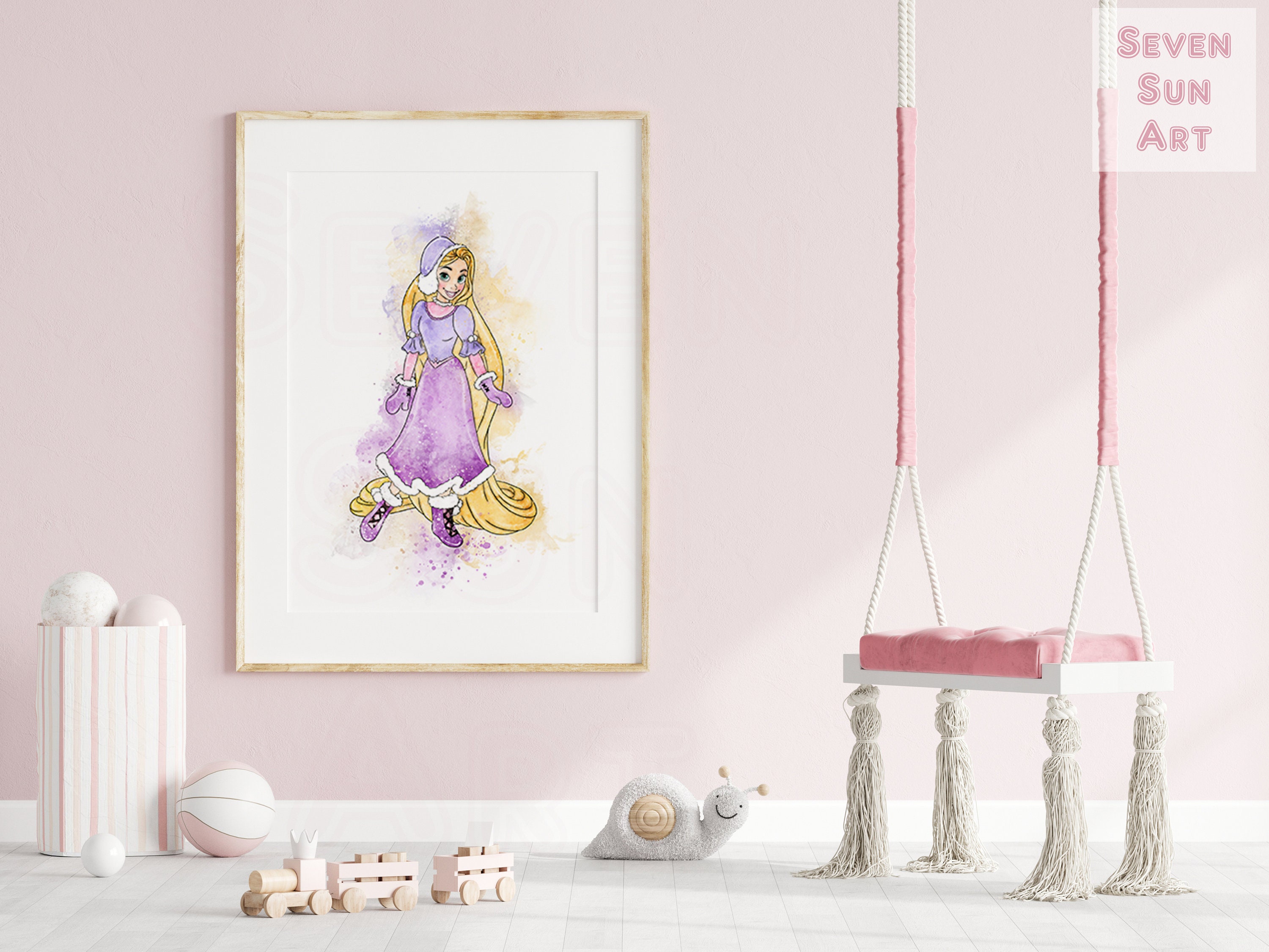 Rapunzel Poster, Tangled Poster, Rapunzel Nursery Prints, Rapunzel ...